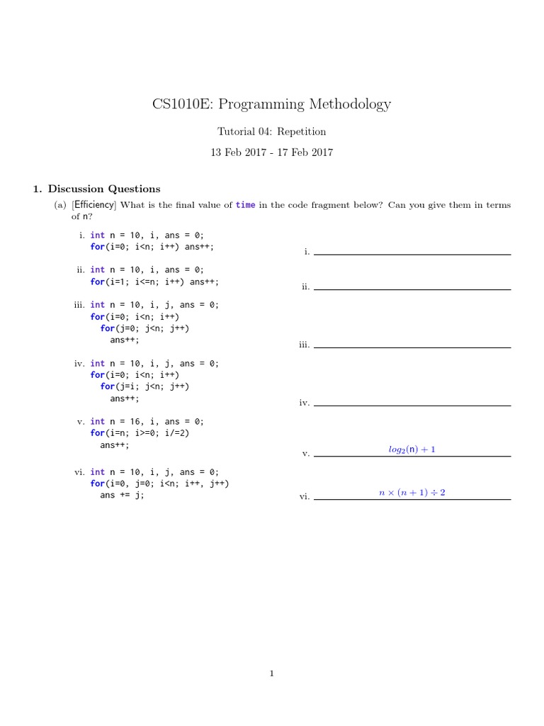 T04 Ans | PDF | Equations | Mathematical Objects