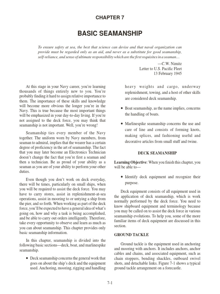 BASIC SEAMANSHIP.pdf | Rope | Knot