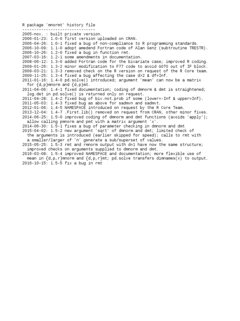 Normt | PDF | R (Programming Language) | Parameter (Computer Programming)