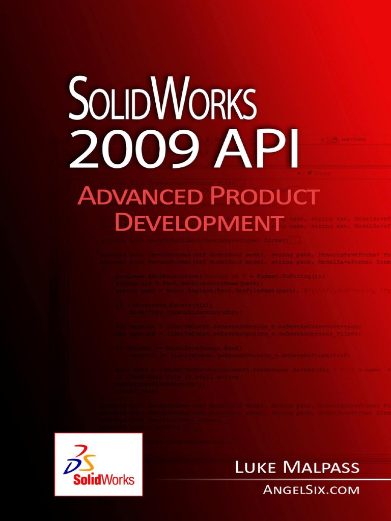 SolidWorks 2009 API - Advanced Product Development | PDF | Component ...