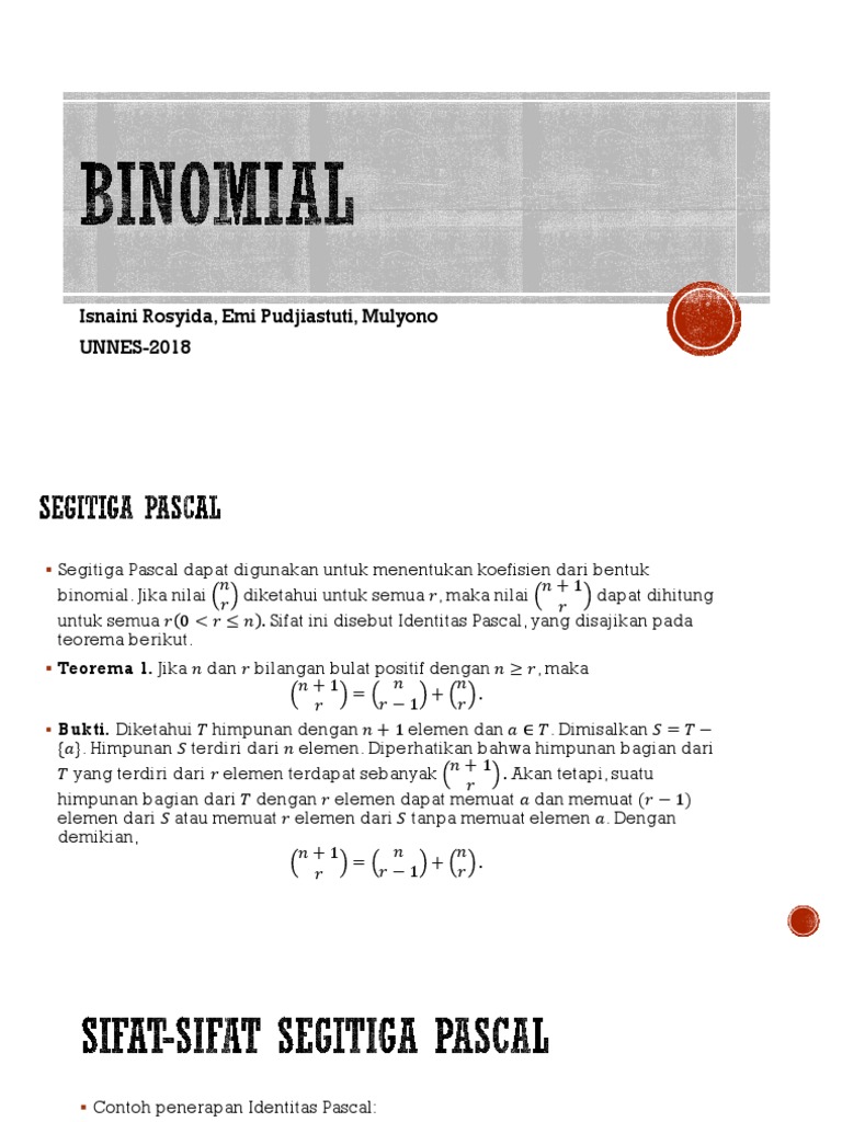 Binomial | PDF
