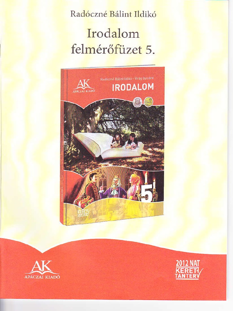 Irodalom Felmérő Apáczai 5.o PDF | PDF
