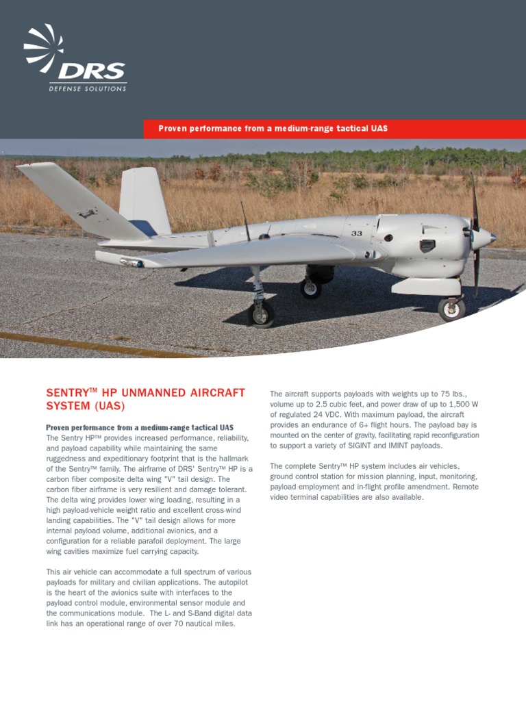 Sentry HP | PDF | Payload | Unmanned Aerial Vehicle