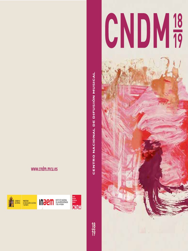 CNDM 18 19 | PDF | Piano | Ópera