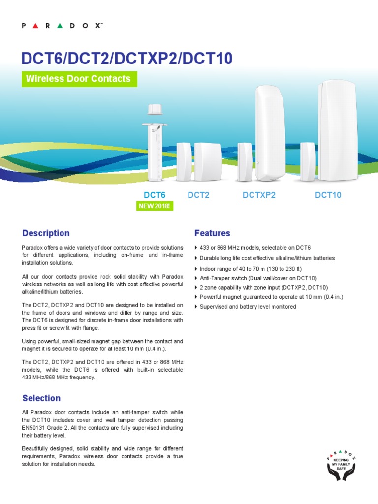 TDCT-G2K Rev00 | PDF | Wireless | Security Alarm