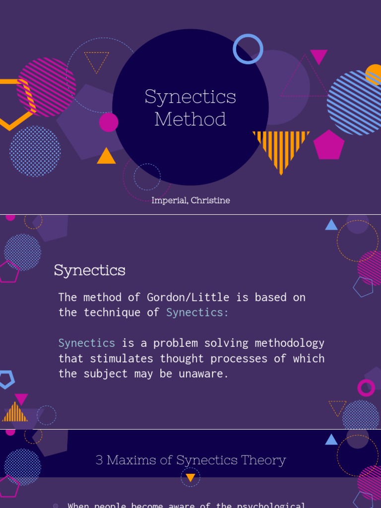 Synectics and Gordon | PDF