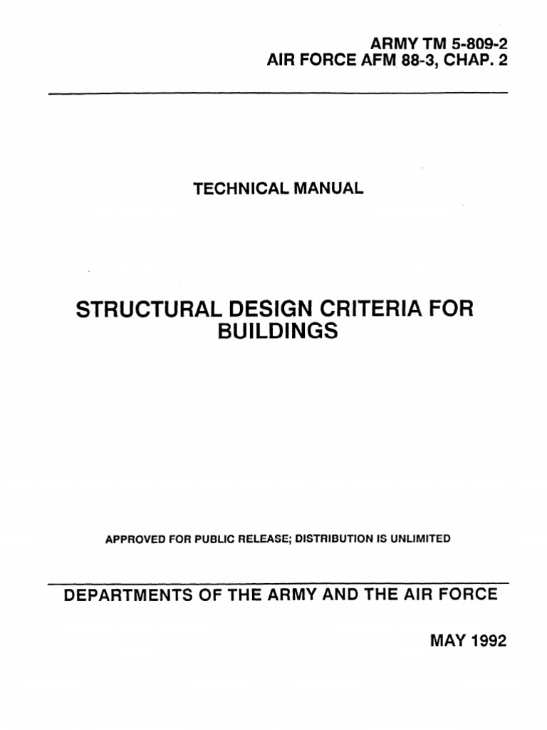 Structural Design Criteria For Buildings | PDF