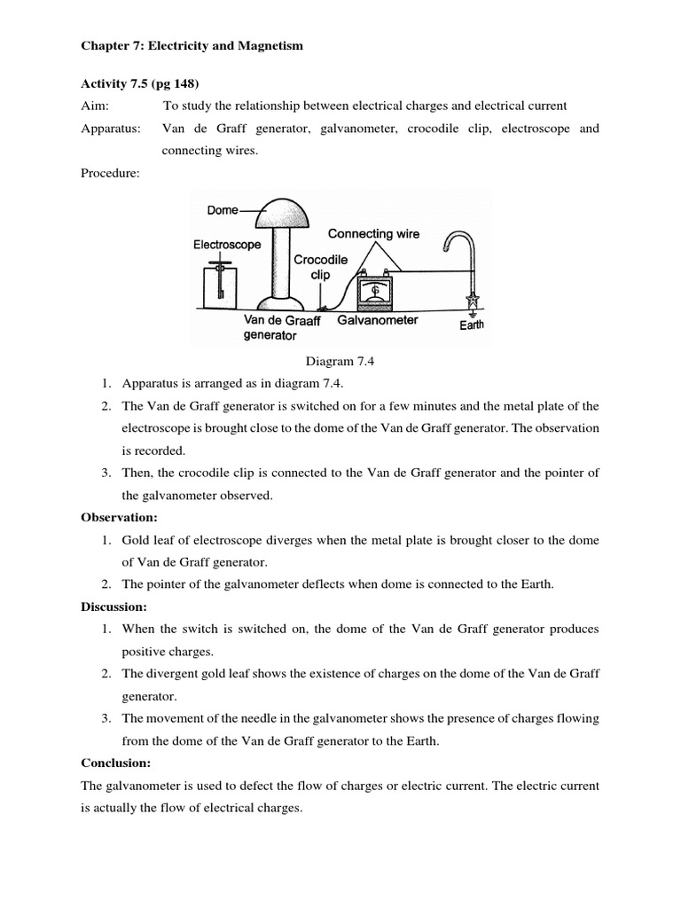 Current Electricity and Magnetism Notes | PDF