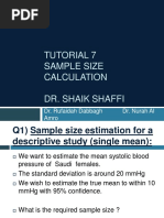 OpenEpi Sample Size Calculator Guide | PDF | Standard Error | Sampling ...