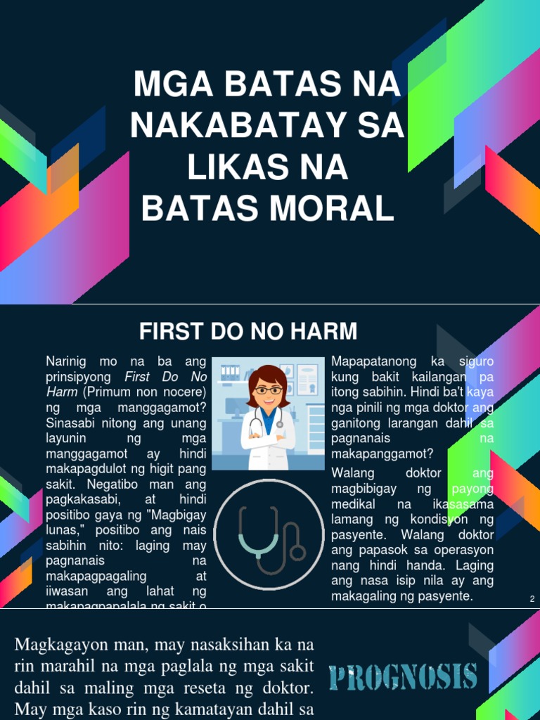 Mga Batas Na Nakabatay Sa Likas Na Batas Moral | PDF