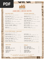 Springbone Kitchen Menu | PDF | Broth | Chocolate