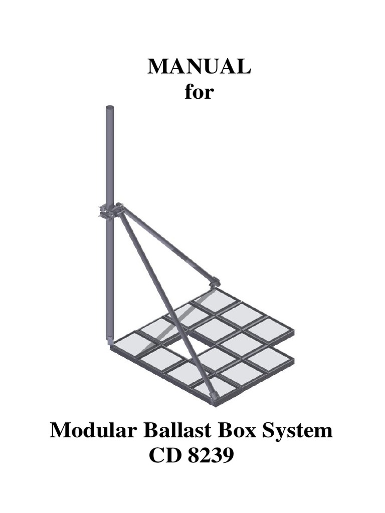 DIY Modular Ballast Box Installation Guide | PDF | Weight | Antenna (Radio)