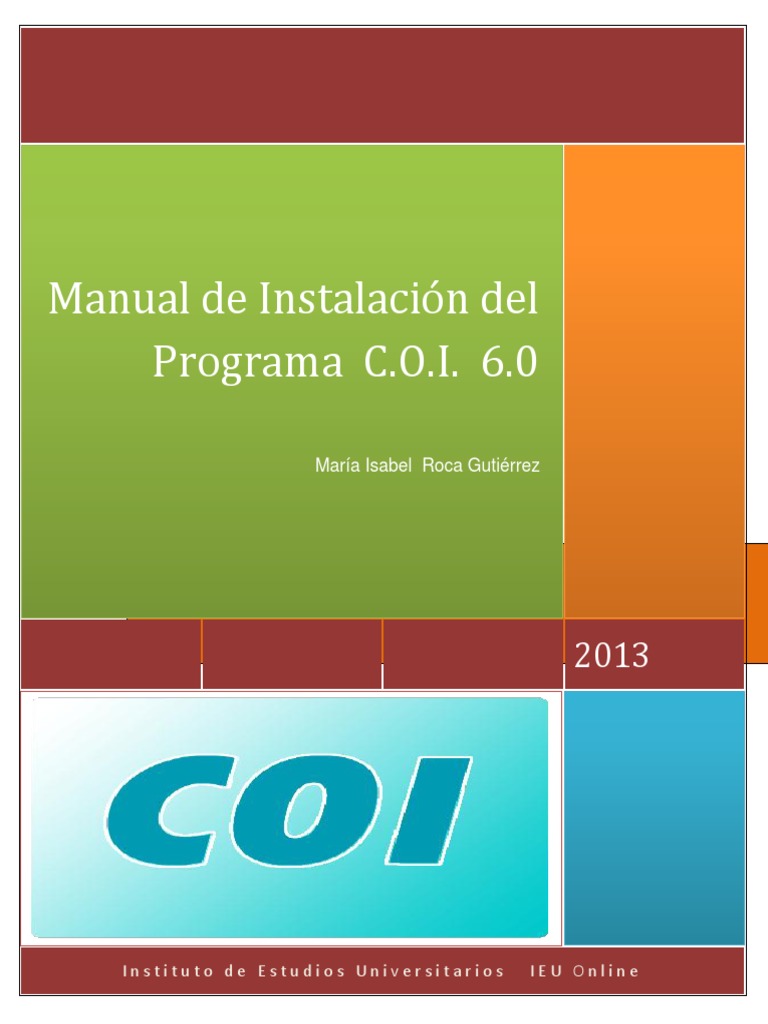 Manual de Instalación y Catalogo de Cuentas C.O.I. 6.0 | PDF | Point ...