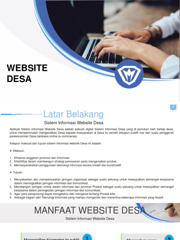 Presentasi Website Desa | PDF