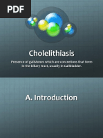 Cholelithiasis Pathophysiology | PDF | Gallbladder | Liver