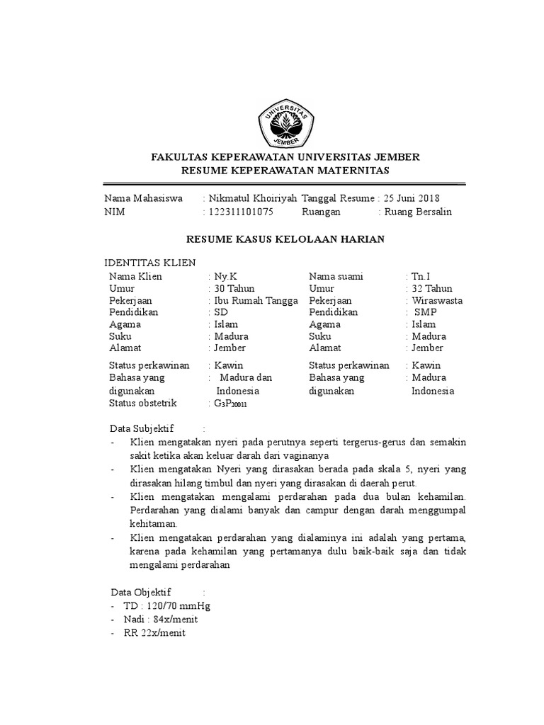 Resume Ruang VK | PDF