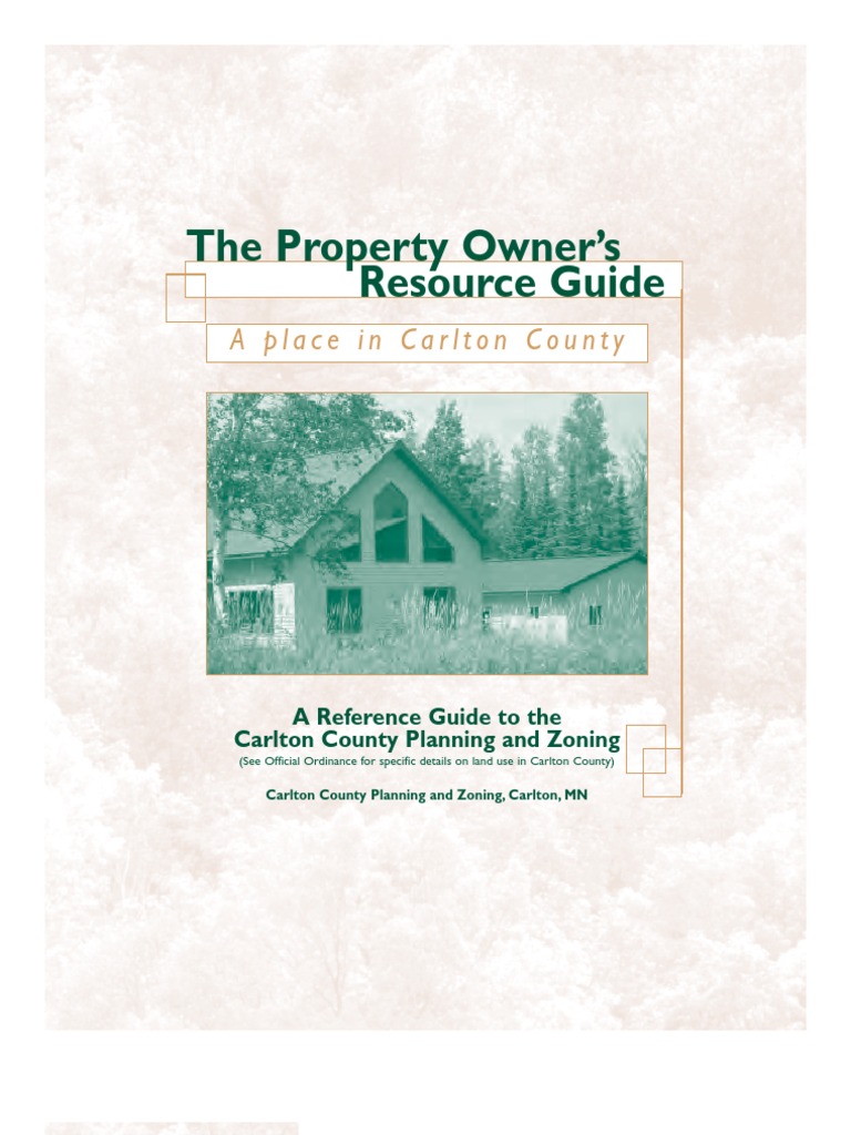 A Place in Carlton County - The Property Owner's Resource Guide | PDF ...