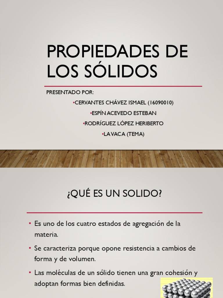 Propiedades de Los Sólidos | Descargar gratis PDF | Filtración | Líquidos