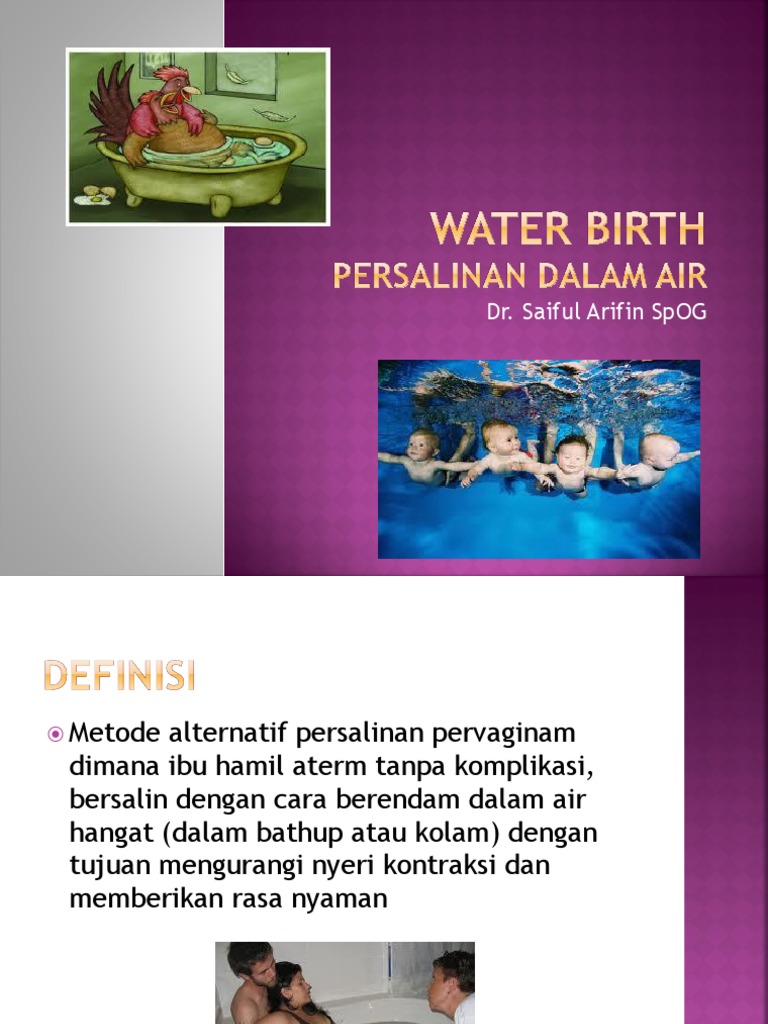 Waterbirth: Benefits and Guidelines | PDF