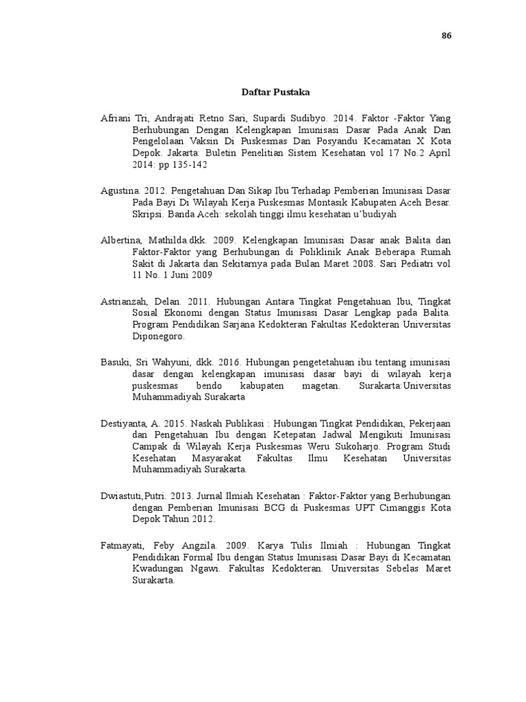 Dapus | PDF | Kesehatan Holistik