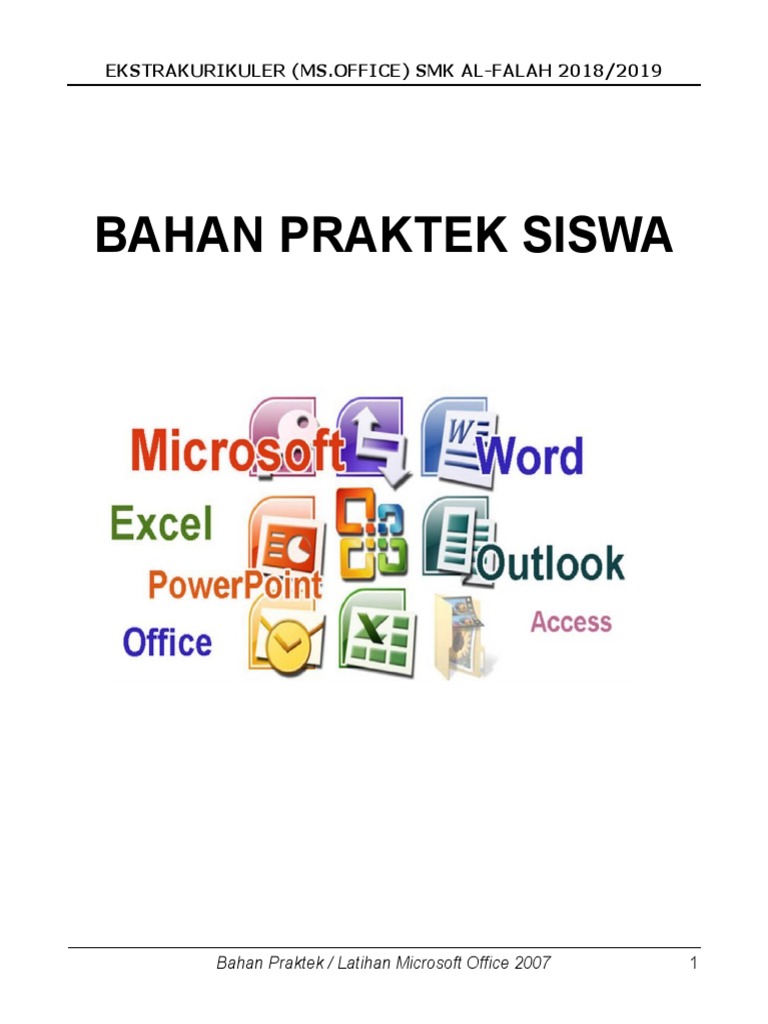 Bahan Praktek Microsoft Office 2007 | PDF
