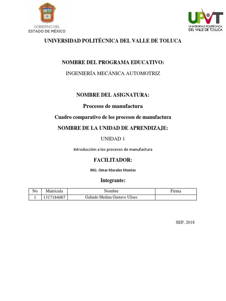Cuadro Comparativo de Los Sistemas de Manufactura | PDF | Division de trabajo | Industrias