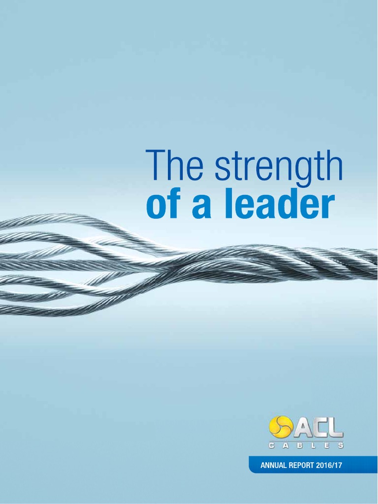ACL Cables Annual Report 2016/17 | PDF | Corporate Social ...