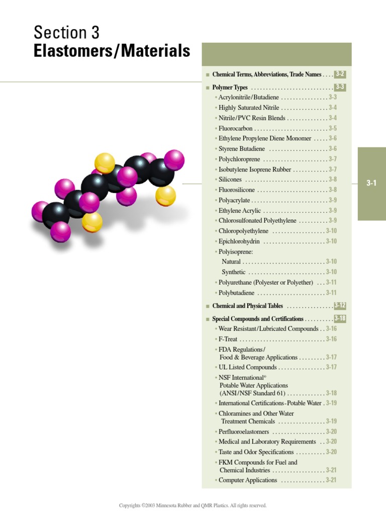03 Elastomers-Materials PDF | PDF | Polymers | Petroleum