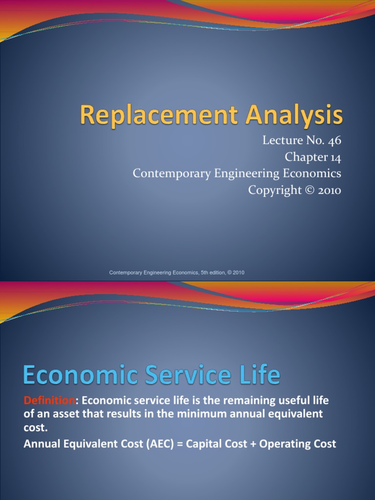32 Replacement-Analysis | PDF | Economics | Economies