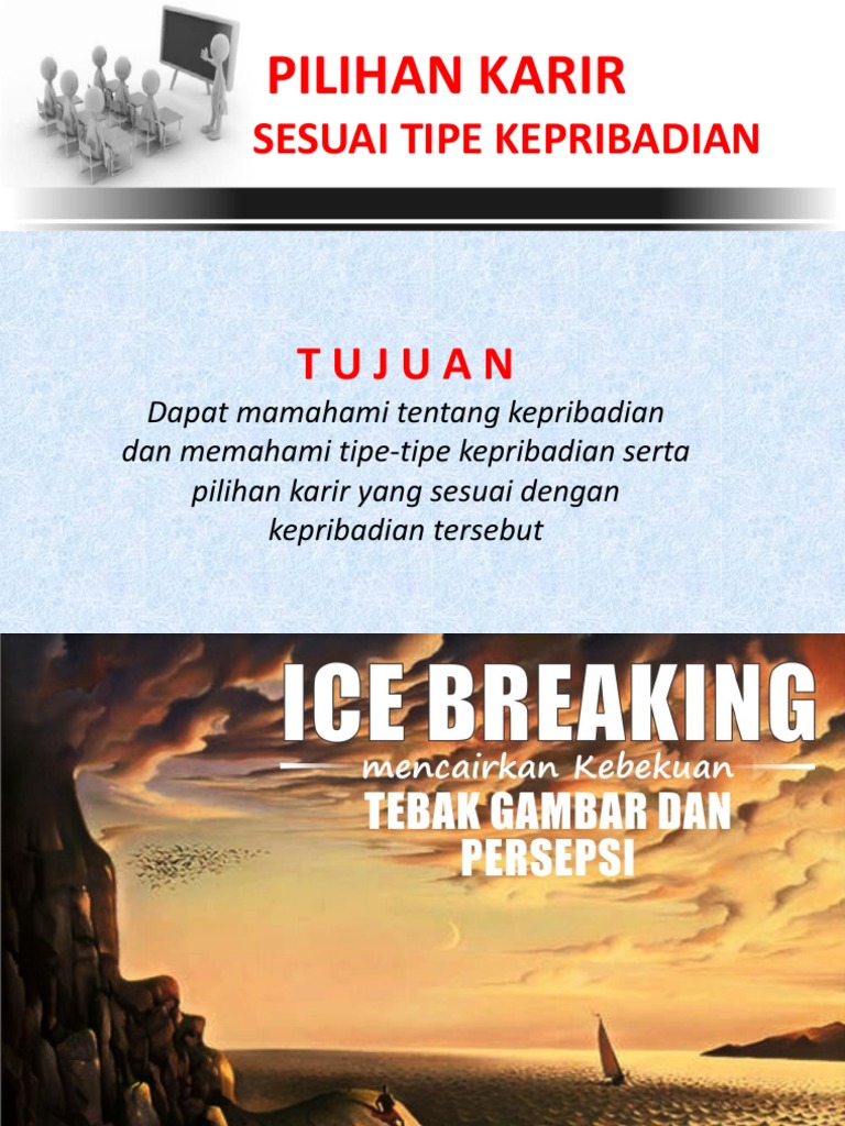 Pilihan Karir Sesuai Tipe Kepribadian | PDF
