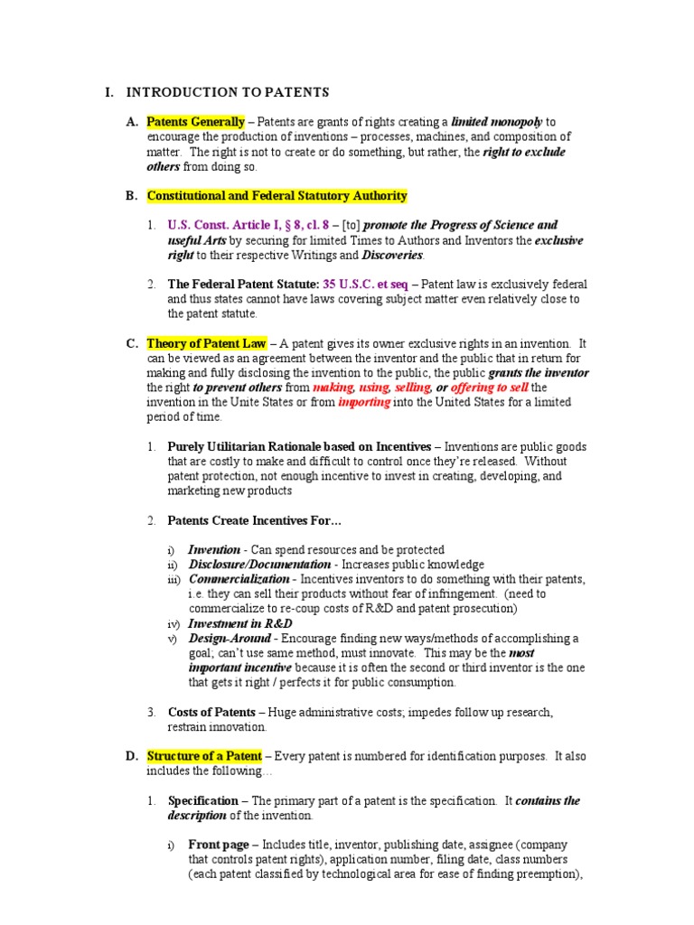 Introduction to Patents | Prior Art | Patent
