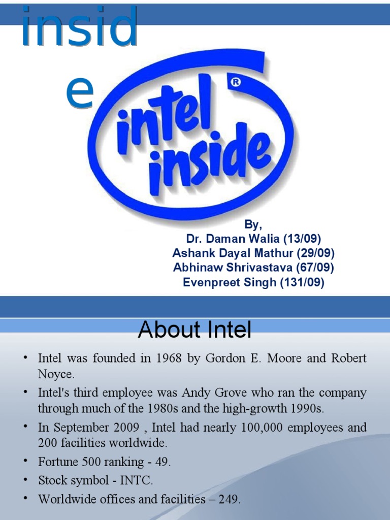 Inside Intel Inside | PDF | Intel | Brand