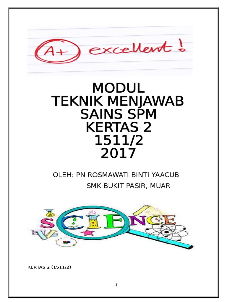 Teknik Menjawab Sains SPM | PDF