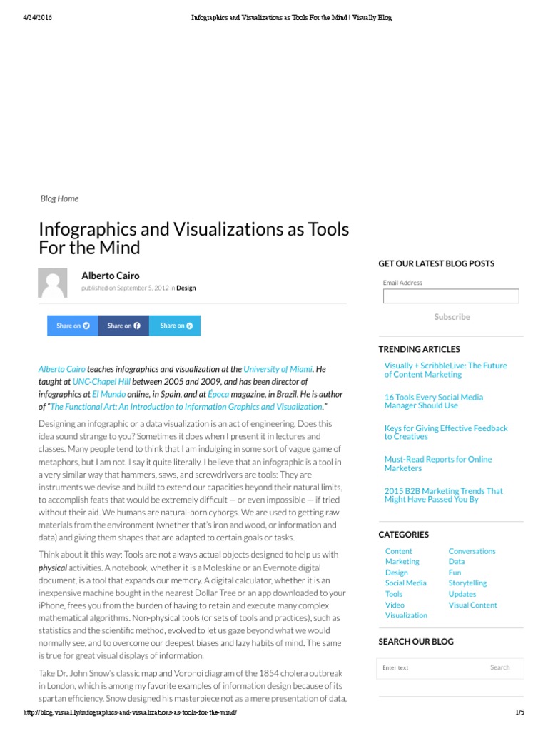 Tools For Mind | PDF | Infographics | Communication