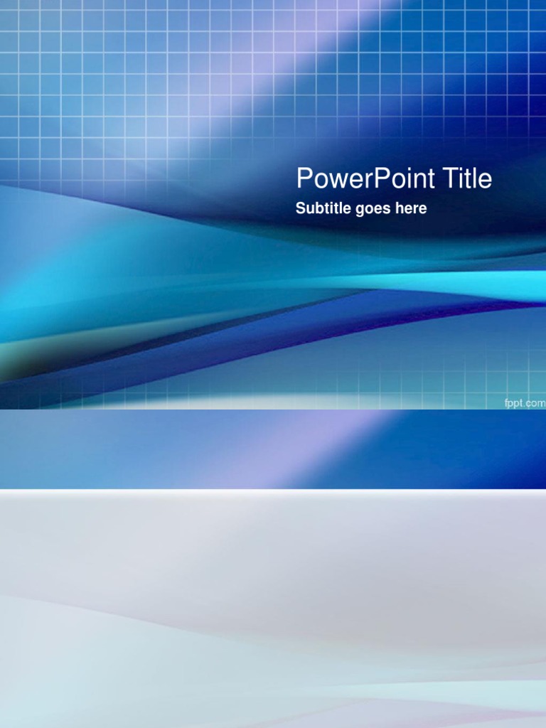 Powerpoint Title: Subtitle Goes Here | PDF