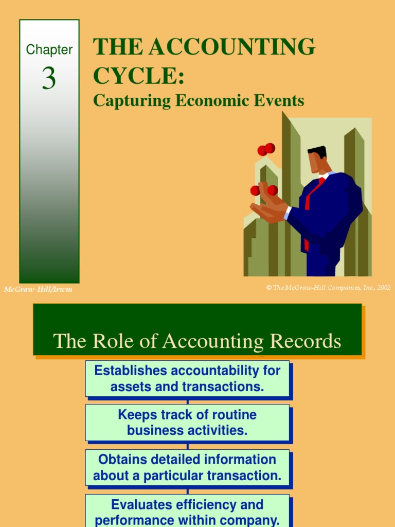 Chapter 03 - (The Accounting Cycle. Capturing Economic Events) | PDF ...