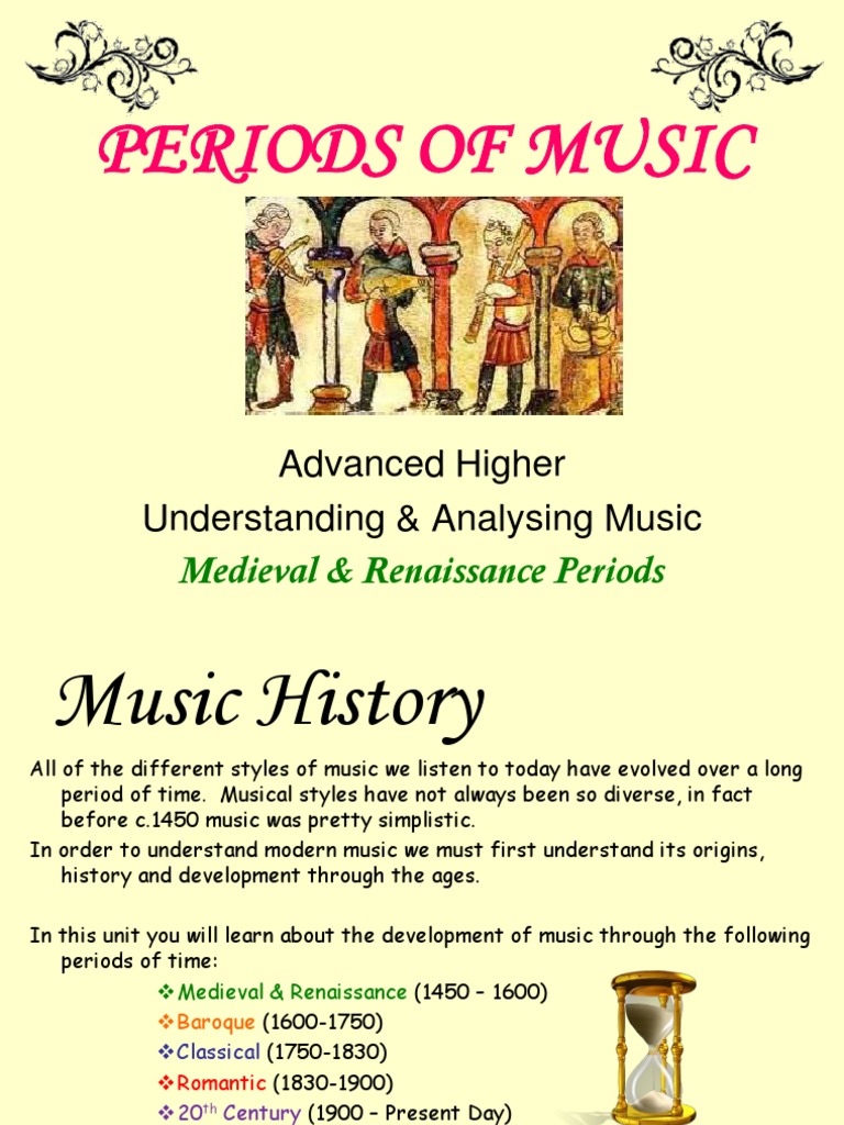 Periods of Music | PDF | Choir | Classical Music