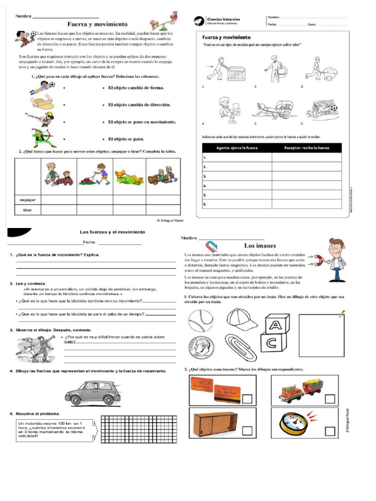 Fuerza y Movimiento | PDF
