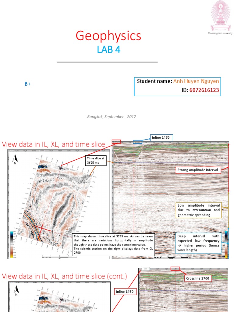 Geophysics - Lab4 | PDF | Fault (Geology) | Spectral Density
