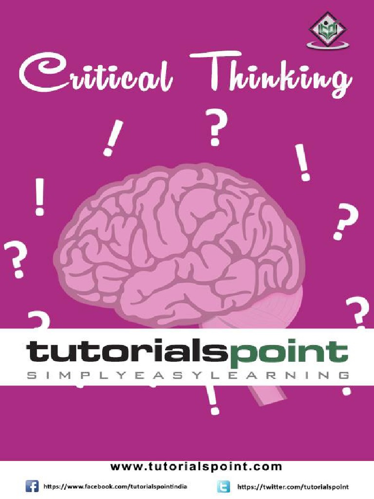 Critical Thinking Tutorial PDF | PDF | Critical Thinking | Thought