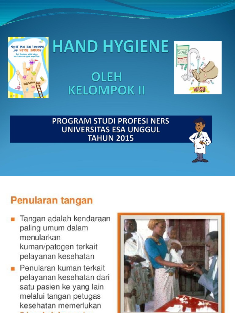 Hand Hygiene (PPT) | PDF