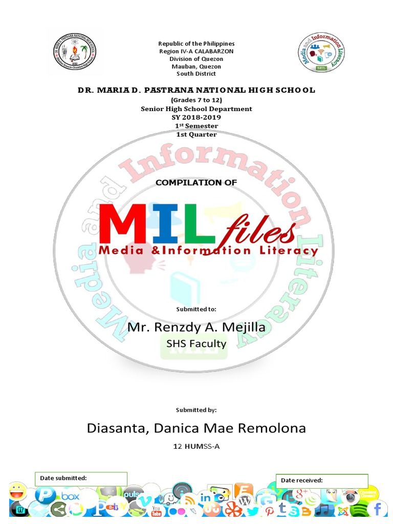 MIL 1st Quarter Portfolio Format | PDF