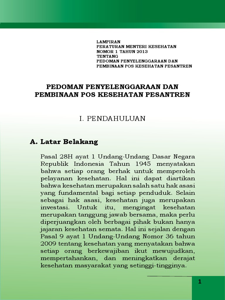 Poskestren Isi Buku Final | PDF