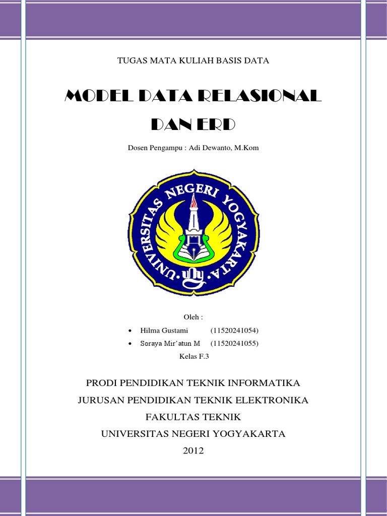 Tugas Mata Kuliah Basis Data | PDF | Relational Database | Data Management