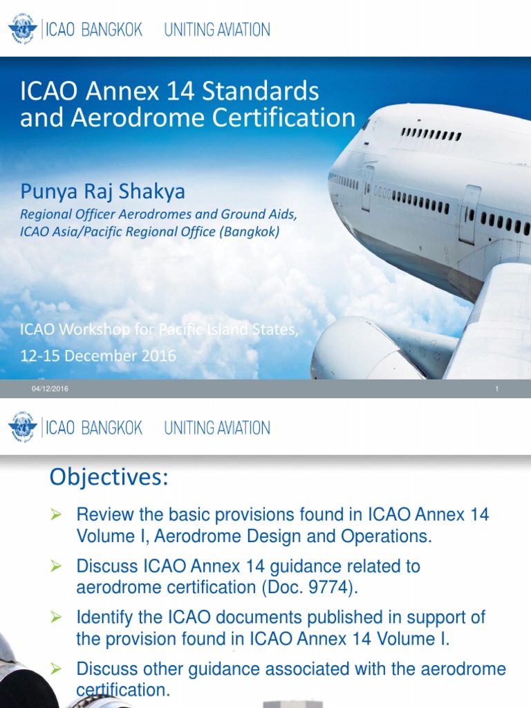 ICAO Annex 14 Aerodrome Standards Overview | PDF | Aerodrome | Airport