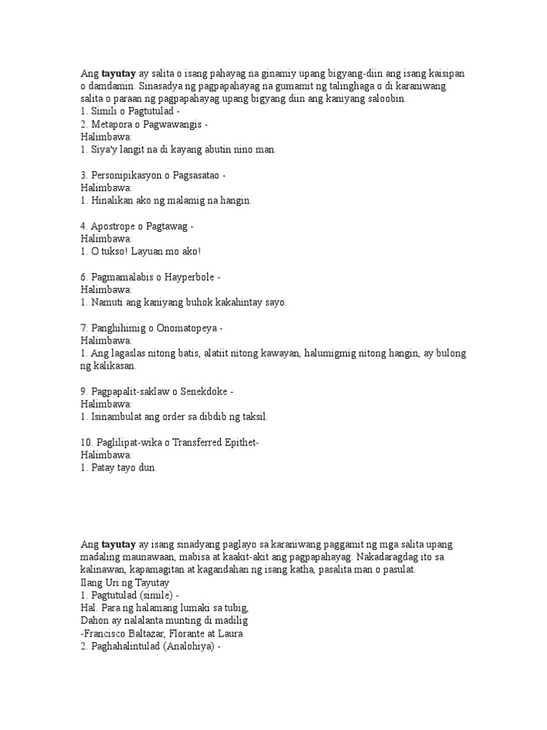 Assignment Sa Filipino | PDF