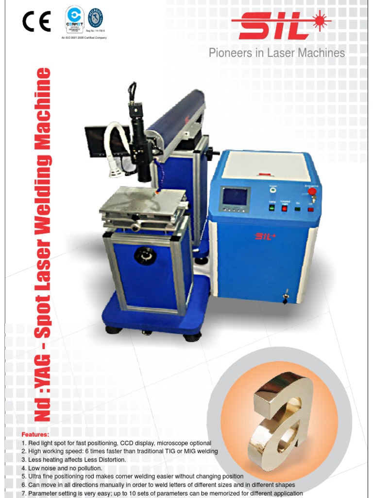 Spot Laser Welding Machine | PDF | Laser | Welding