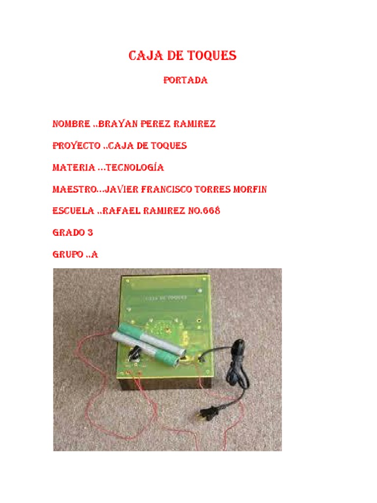 Caja de Toques | PDF