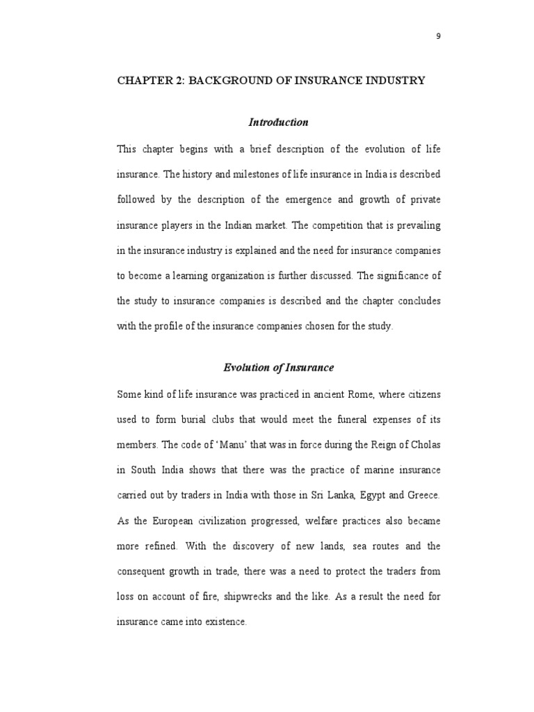 Evolution of Life Insurance in India | PDF | Insurance | Financial Services