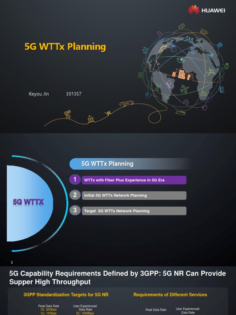 5G WTTx Planning V1.2 | Fiber To The X | Internet Access